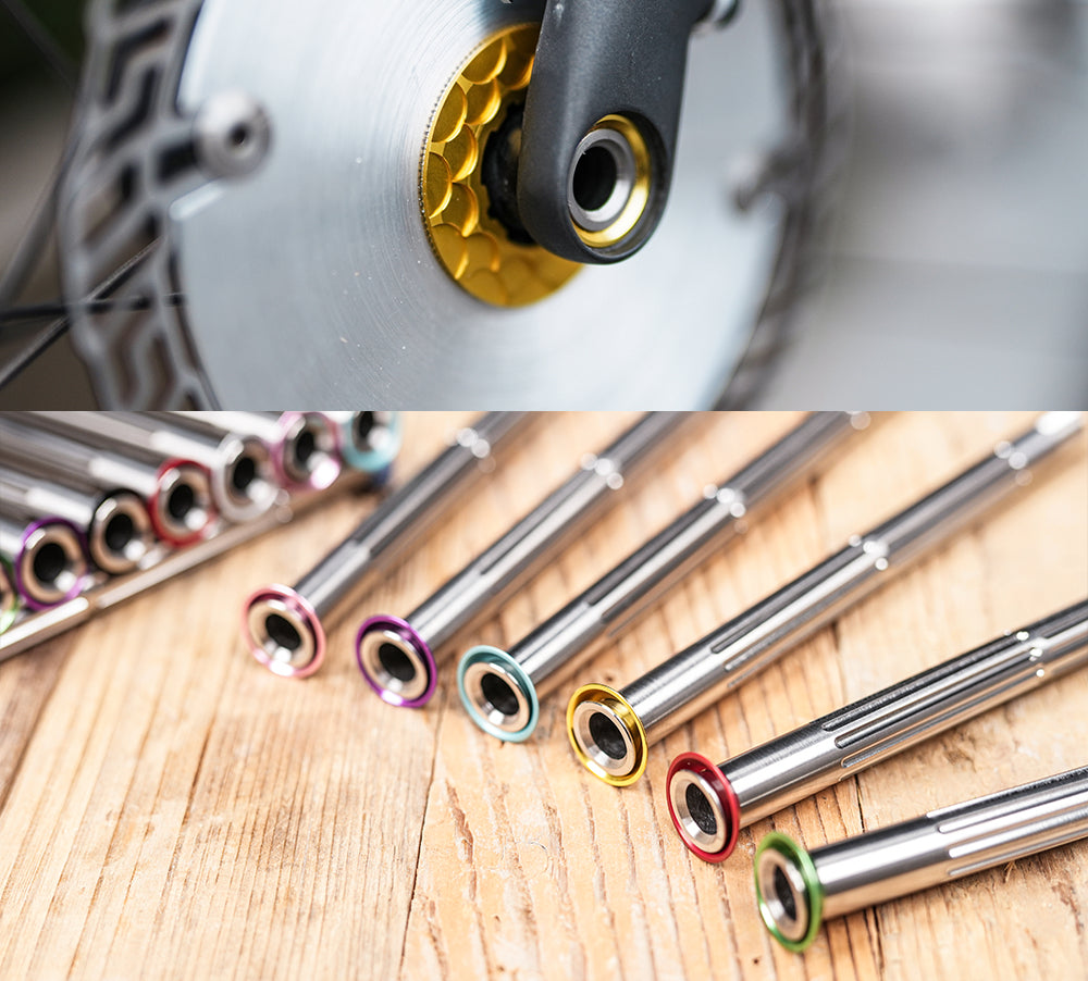 Title: Revolutionize Your Ride with Ultra-Light Titanium Thru Axles fo