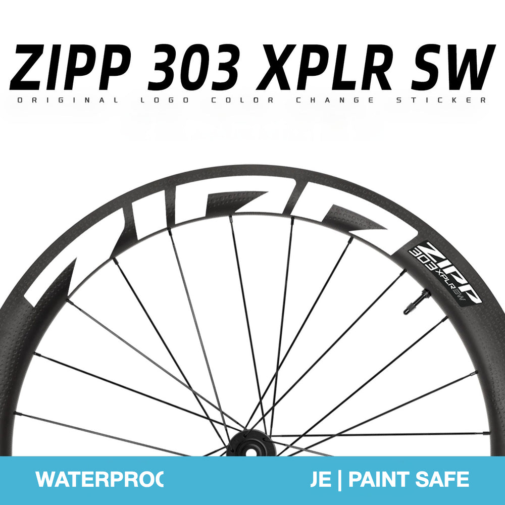 2025 ZIPP 303 XPLR SW Wheel Decals Reflective Sticker Kit