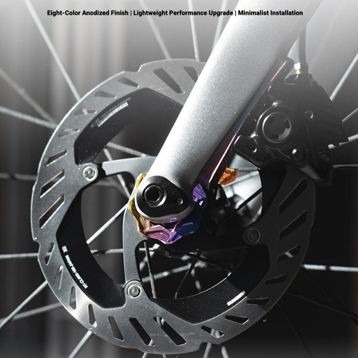 TiNE Ultralight Titanium Center Lock Lockrings (Pair) | TC4 CNC | 8 Colors