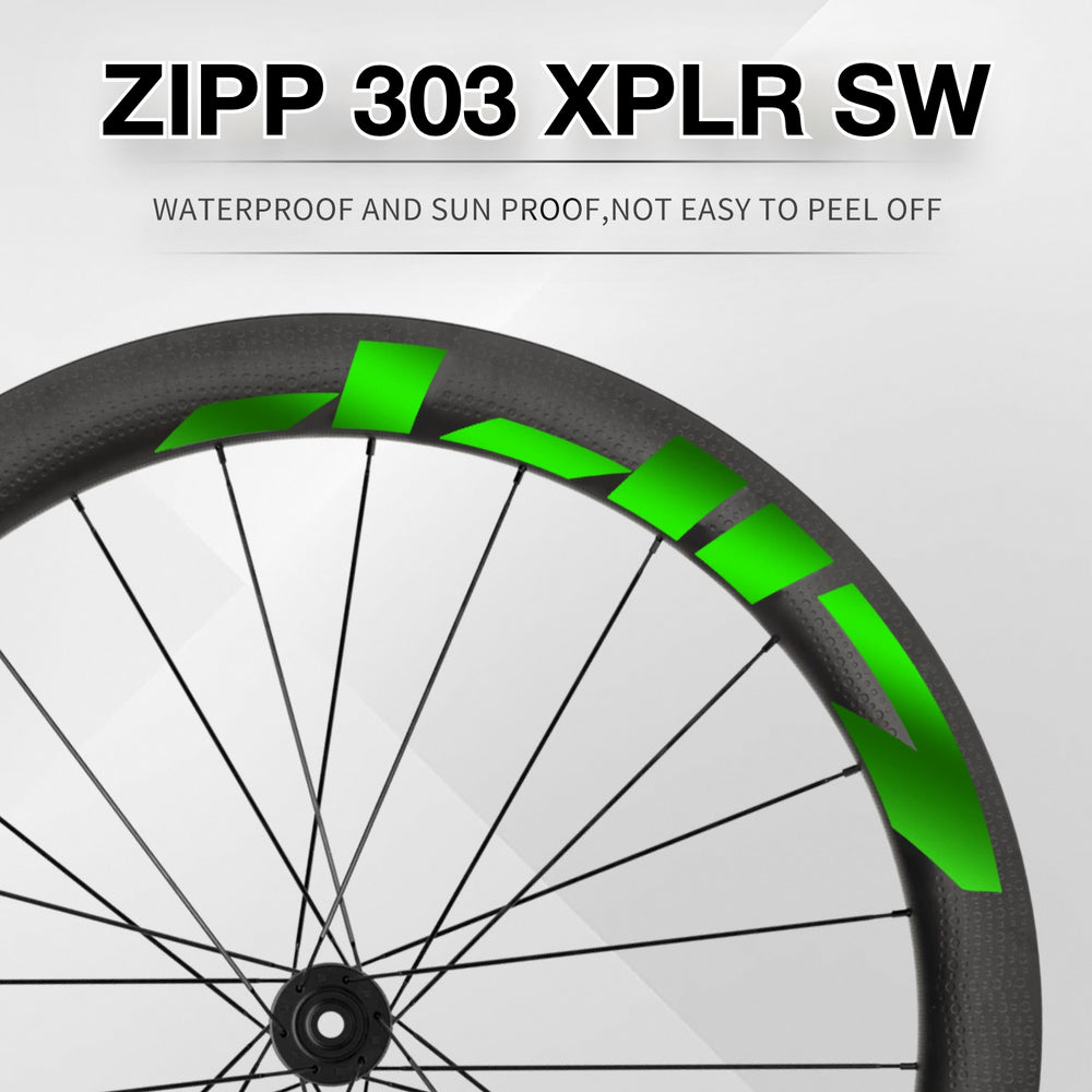 2025 ZIPP 303 XPLR SW Wheel Decals Reflective Sticker Kit