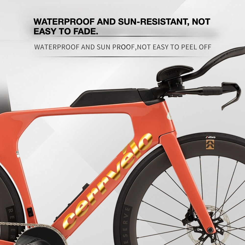 2026 Cervélo P-Series Frame Logo Decals | Waterproof OEM Overlay Stickers