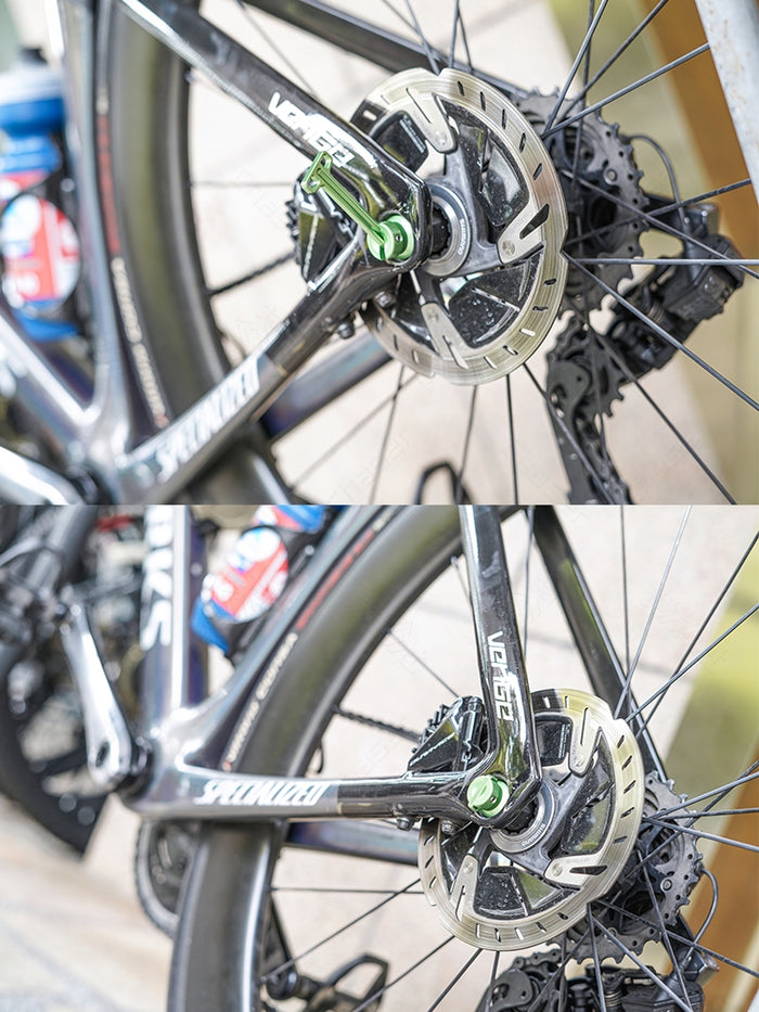 Ultralight Titanium Alloy Concealed Quick-Release Thru-Axle for Road B