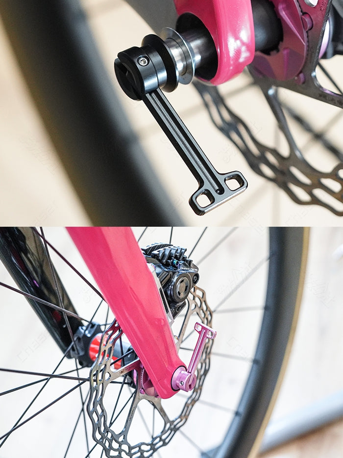 Ultralight Titanium Alloy Concealed Quick-Release Thru-Axle for Road B