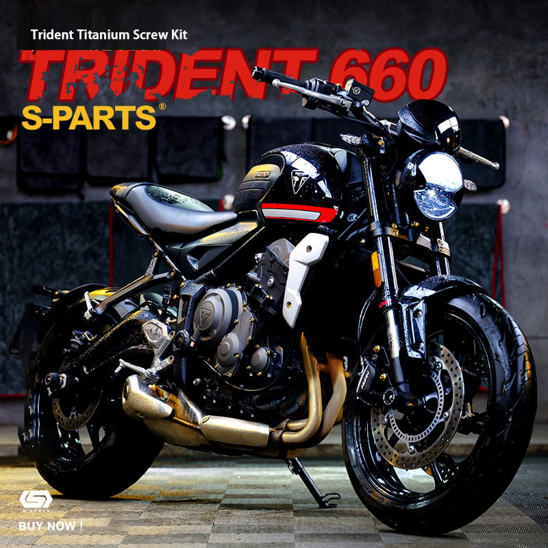 Trident 660 A3 modified motorcycle whole car titanium alloy screws loc