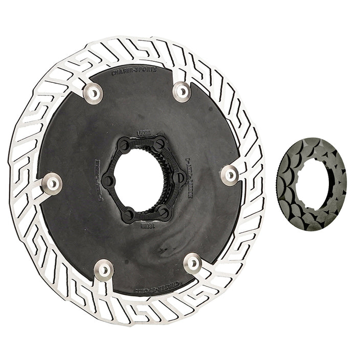 Chaser O-AERO Ultra-Light Carbon Centerlock Disc Brake Rotor 140/160mm