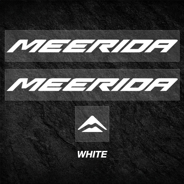 Merida Reacto Frame Logo Decals | Custom Waterproof OEM Overlay Stickers