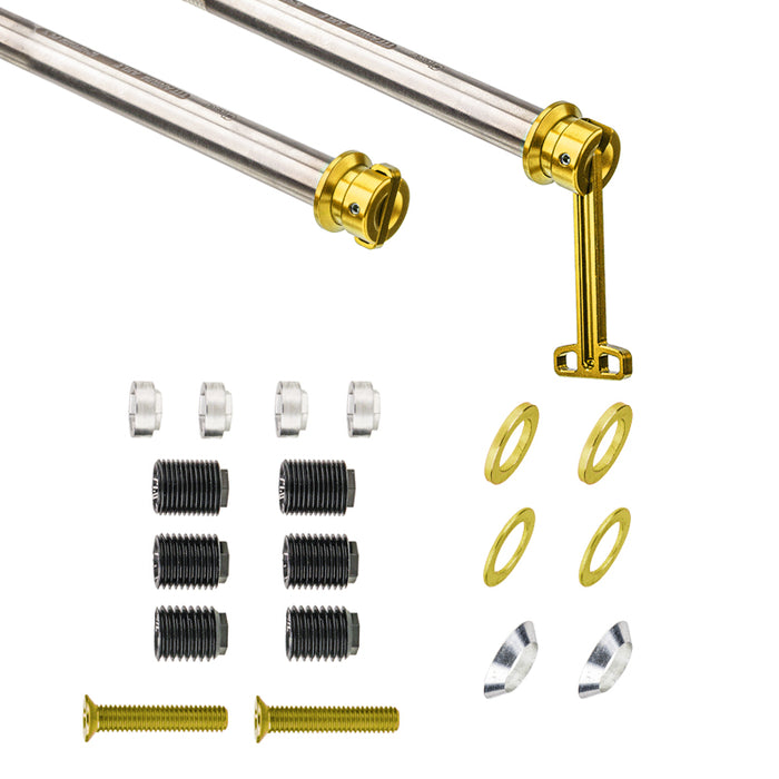 Ultralight Titanium Alloy Concealed Quick-Release Thru-Axle for Road B